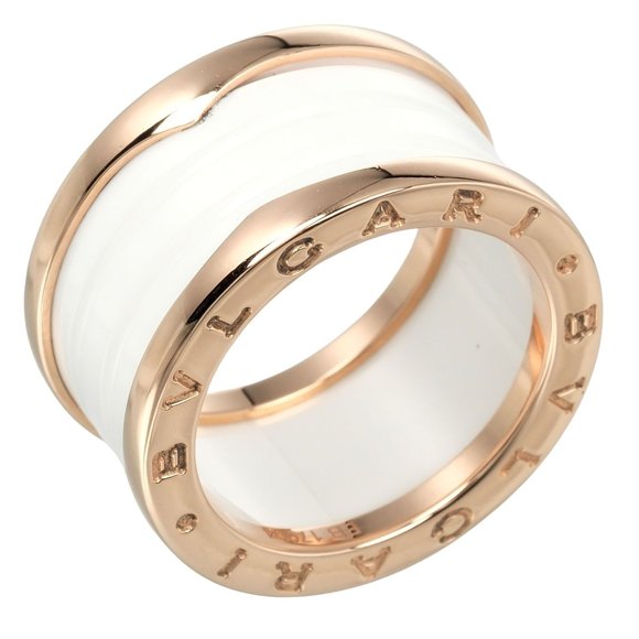 BVLGARI | Jewelry | Bvlgari Bvlgari Bzero 4 Band No 12 Ring B Zero One K18 Pg Pink Gold Cerami ...